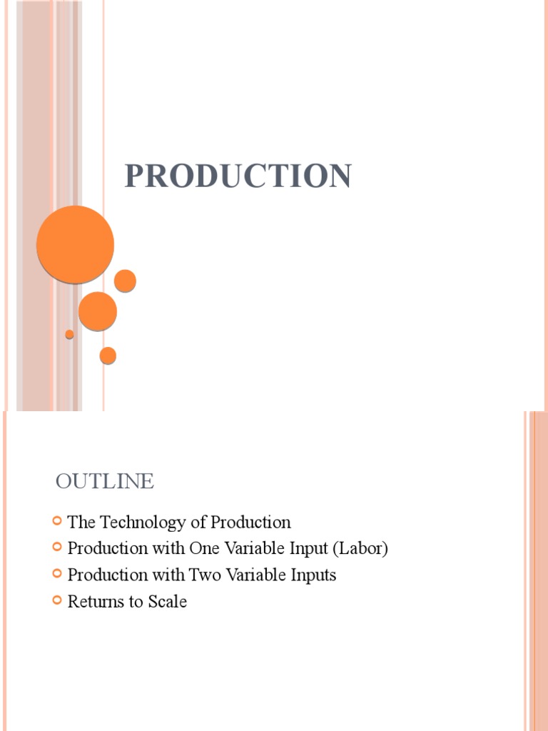 Production Pdf Production Function Long Run And Short Run