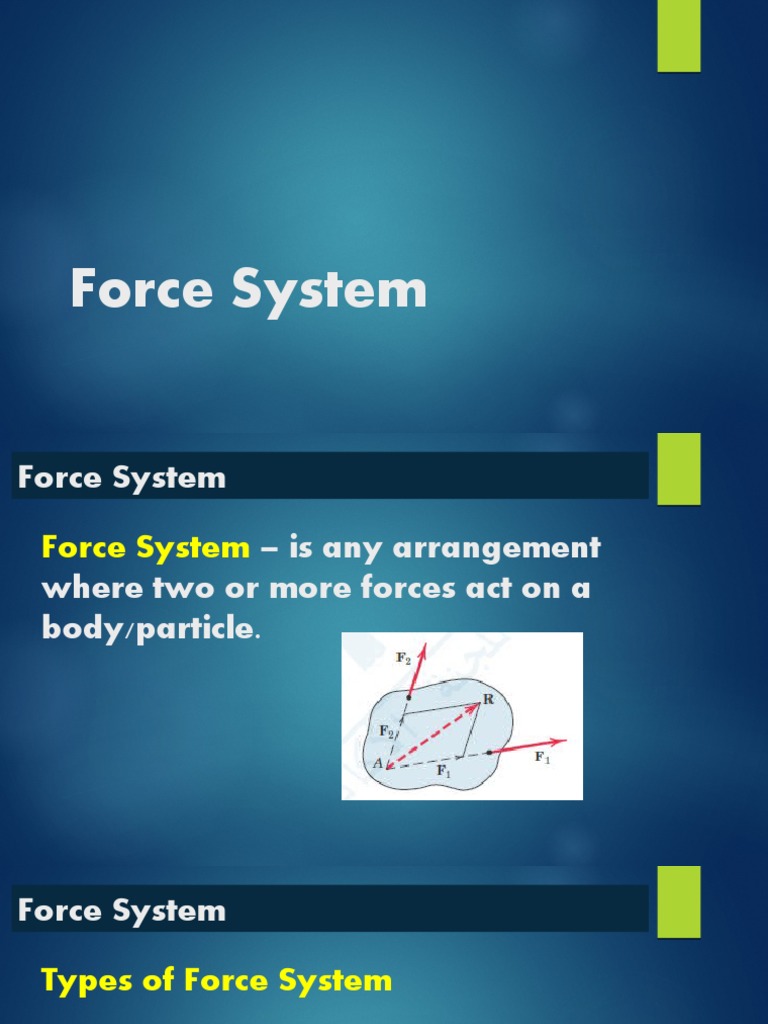 Lecture 2 Force System Pdf Force Euclidean Vector