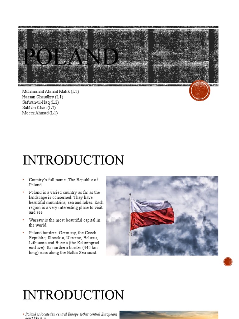 Presentation On Poland | PDF | Central Europe | Poland