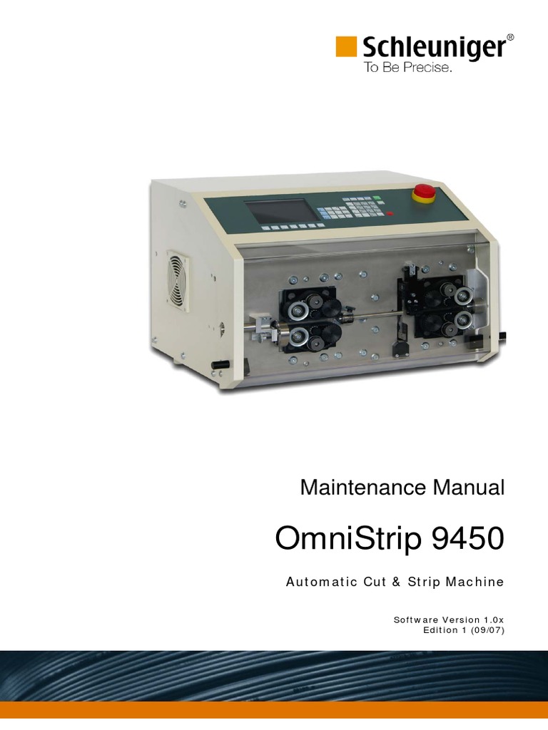 Omnistrip 9450: Maintenance Manual | PDF | Business | Computers
