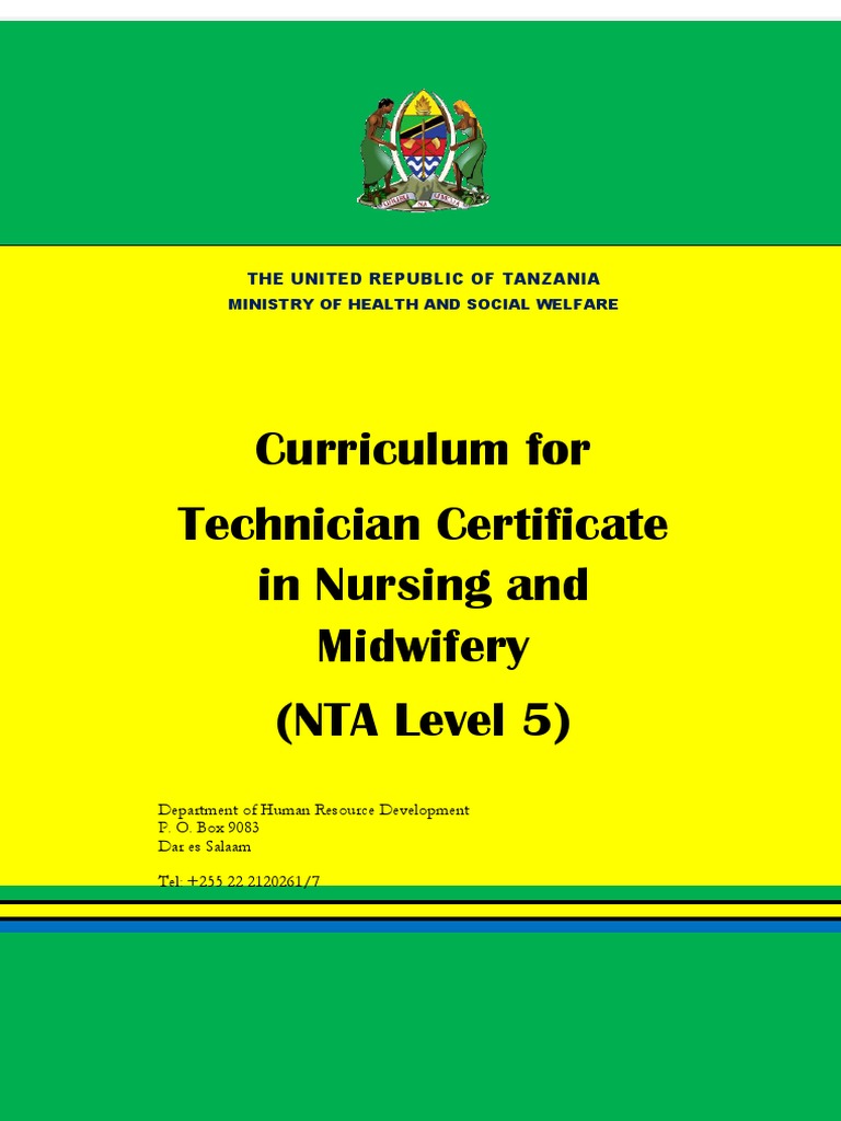 Curriculum For NTA Level 5 Nursing PDF | Download Free PDF | Educational Assessment | Nursing