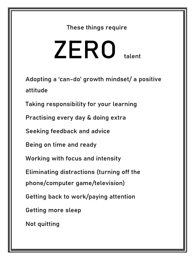 Zero Talent PDF | PDF