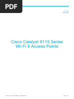 Cisco Catalyst C9124axi e Ap Data Sheet 1 | PDF | Ieee 802.11 | Wi Fi