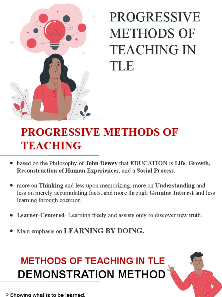 Progressive Methods of Teaching in TLE | PDF