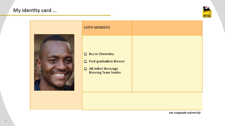 My Identity Card | PDF