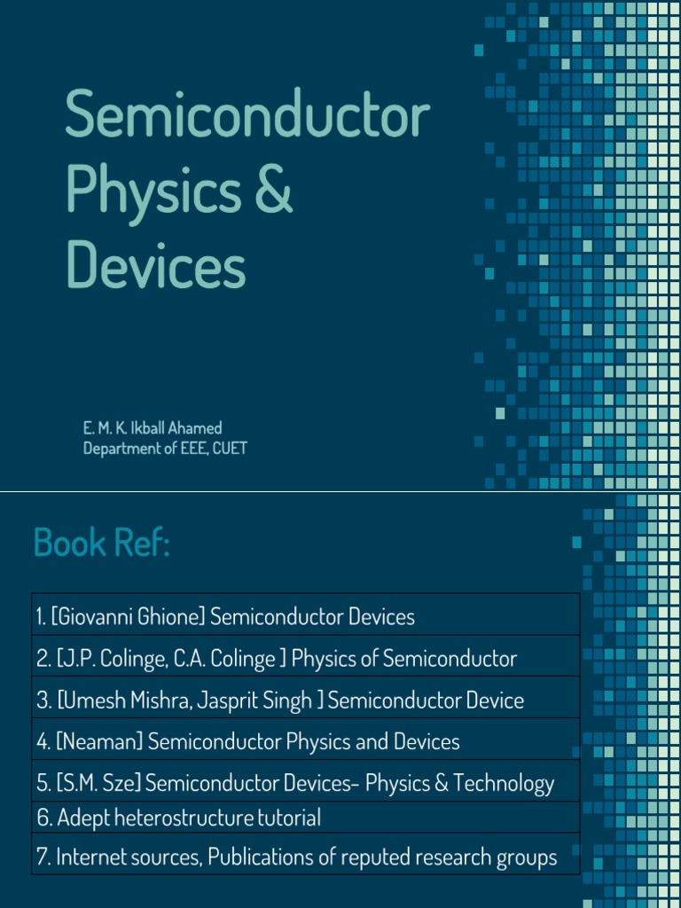 EEE 473 - 16 Batch - Lec 1 - IA | PDF | Semiconductors | Electron