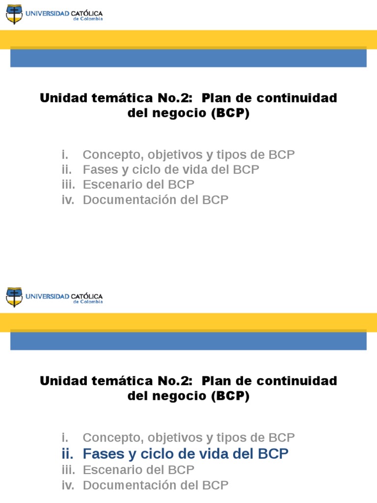 BCP 2a | PDF | Evaluación del ciclo de vida | Software