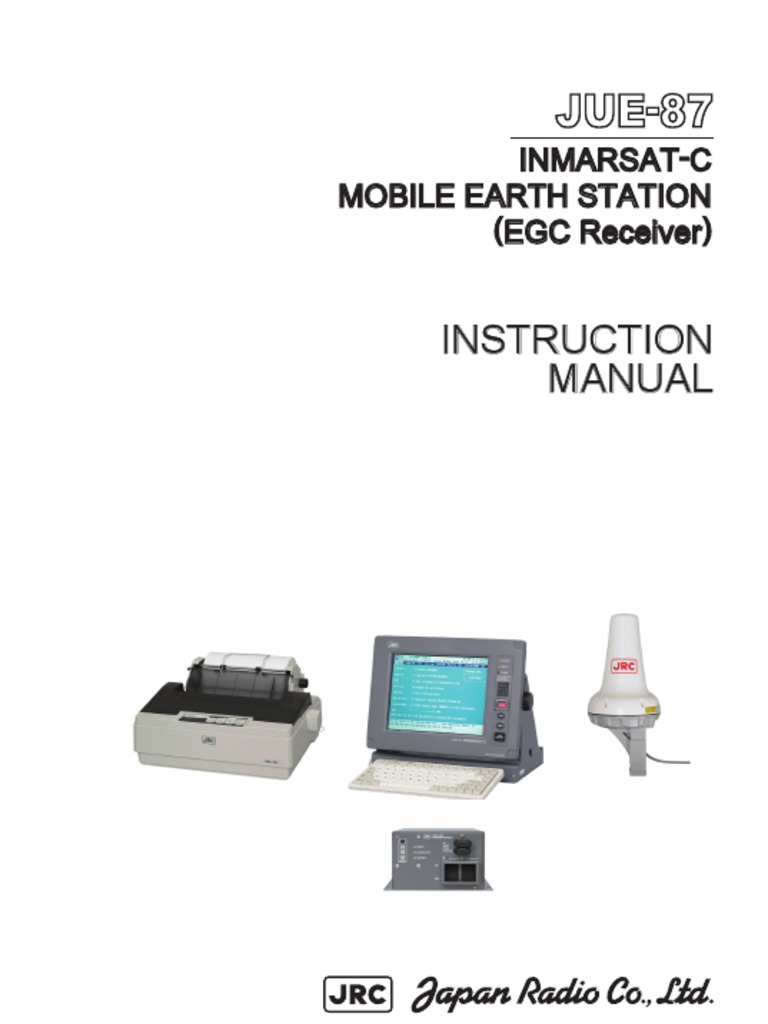 303-SatcomC JRC JUE-87 Instruct Manual MES-EGC 1-6-2017 PDF | PDF ...