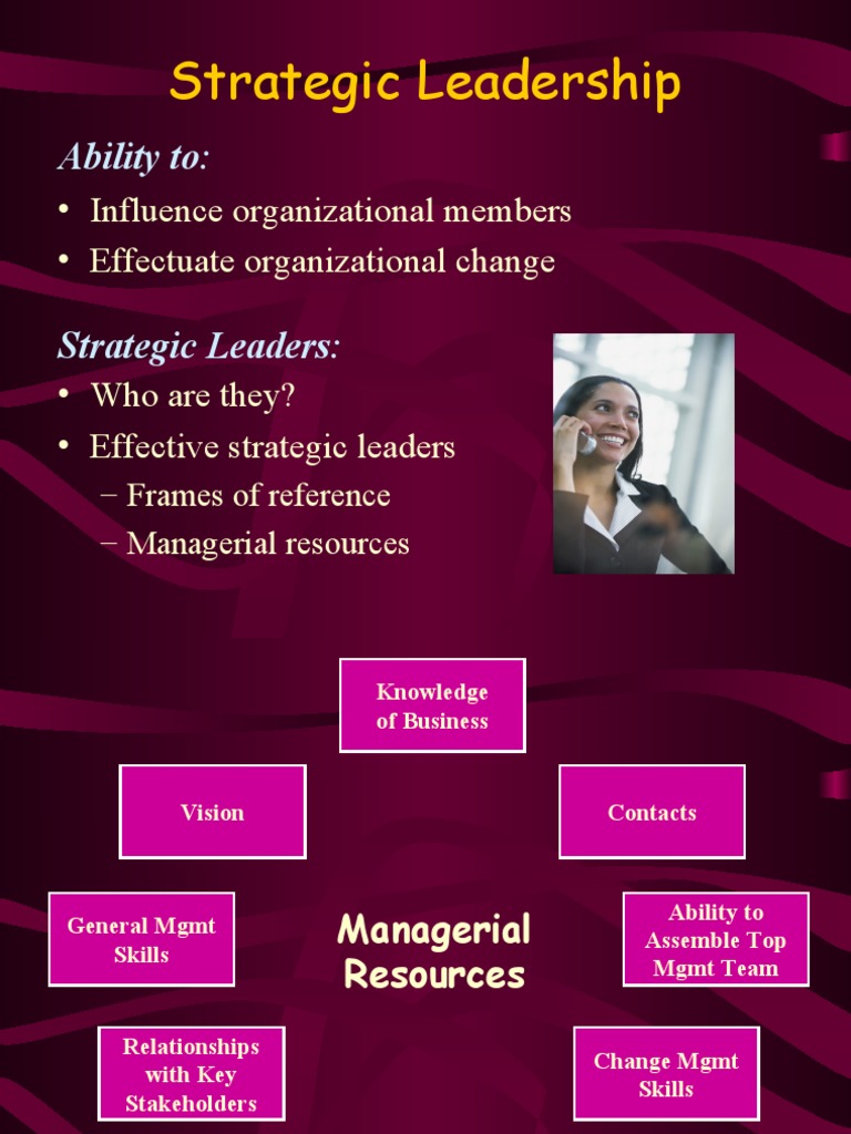 Strategic Leadership | PDF | Philosophical Theories | Strategic Leadership