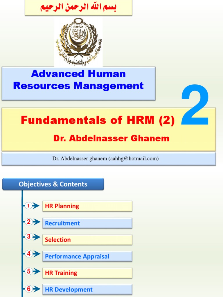 2 Fundamentals of HRM2 | PDF | Human Resources | Performance Appraisal