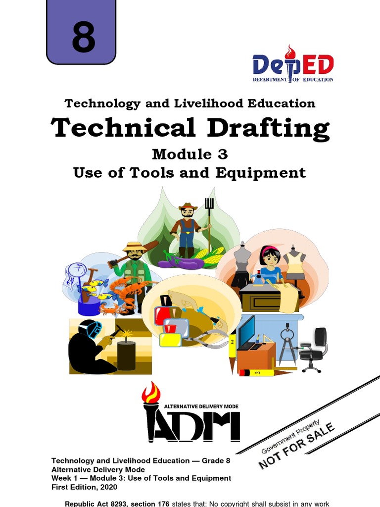 Technical Drafting: Use of Tools and Equipment | PDF | Technical ...