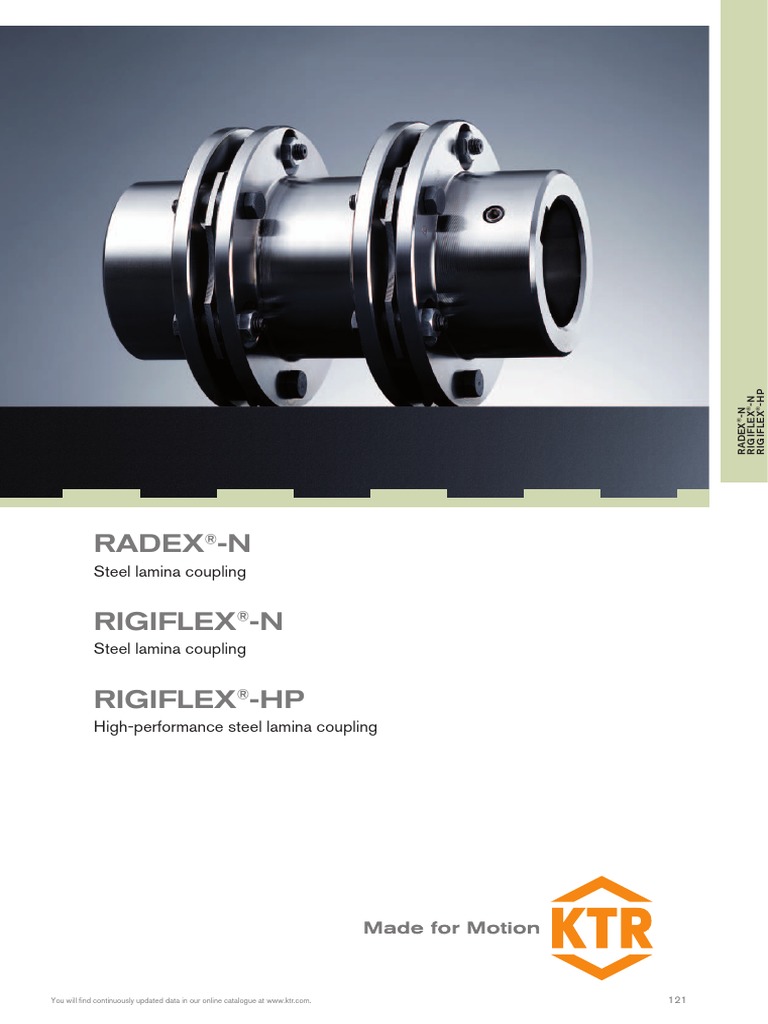 Radex - N Rigiflex - N Rigiflex - HP: Steel Lamina Coupling | PDF ...