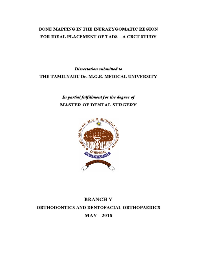 Infrazygomatic TAD Placement Study | PDF | Ct Scan | Medical Imaging