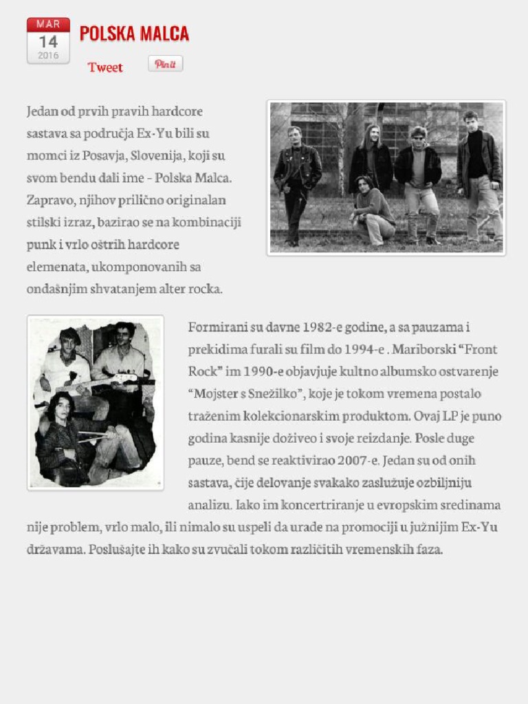 Polska Malca (Biografija) | PDF