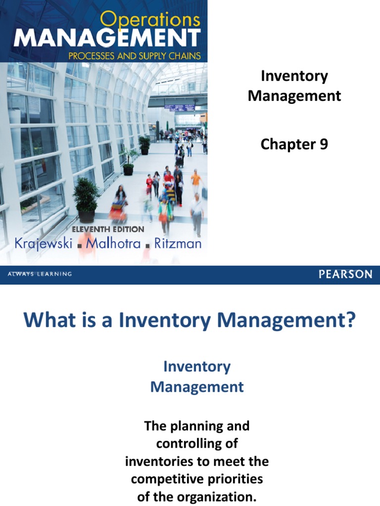 CH9 Inventory PDF | PDF | Inventory | Standard Deviation