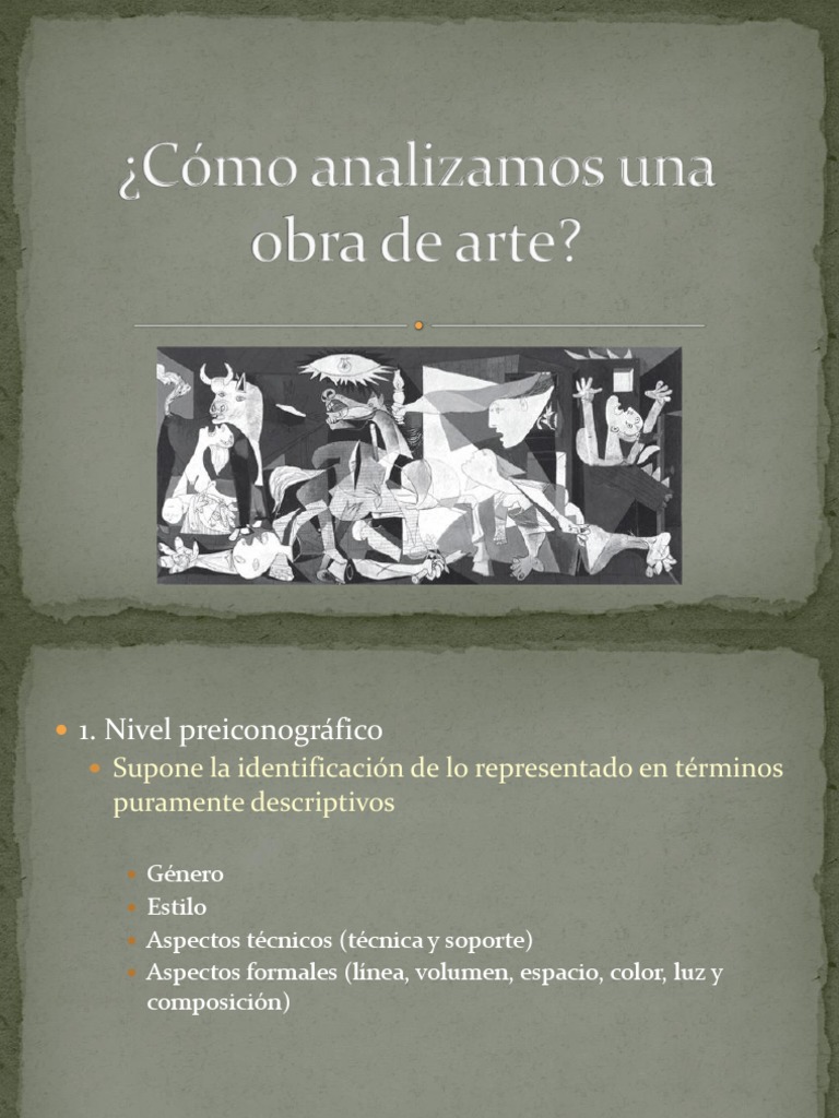 Analisis de Una Obra de Arte | PDF | Artes plásticas | Pinturas