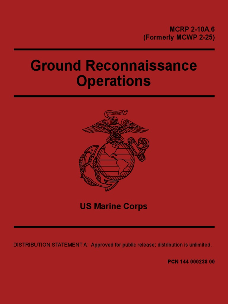 MCRP Ground Reconnaissance Operations 2016 PDF | PDF | Reconnaissance ...