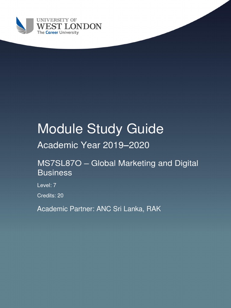 Module Study Guide: Academic Year 2019 - 2020 | Download Free PDF ...