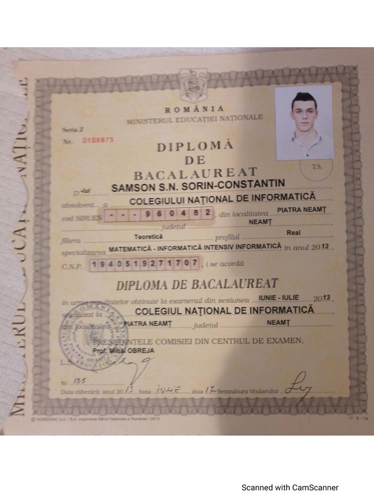 Diploma BAC | PDF