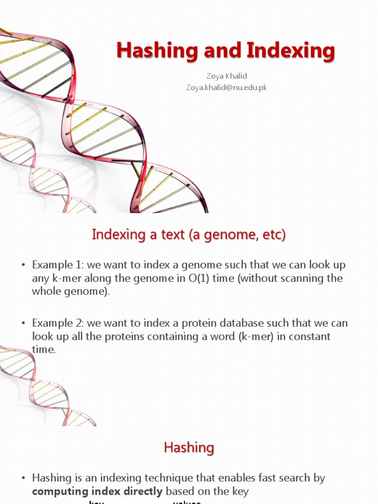 Hashing And Indexing Pdf Database Index Theoretical Computer Science