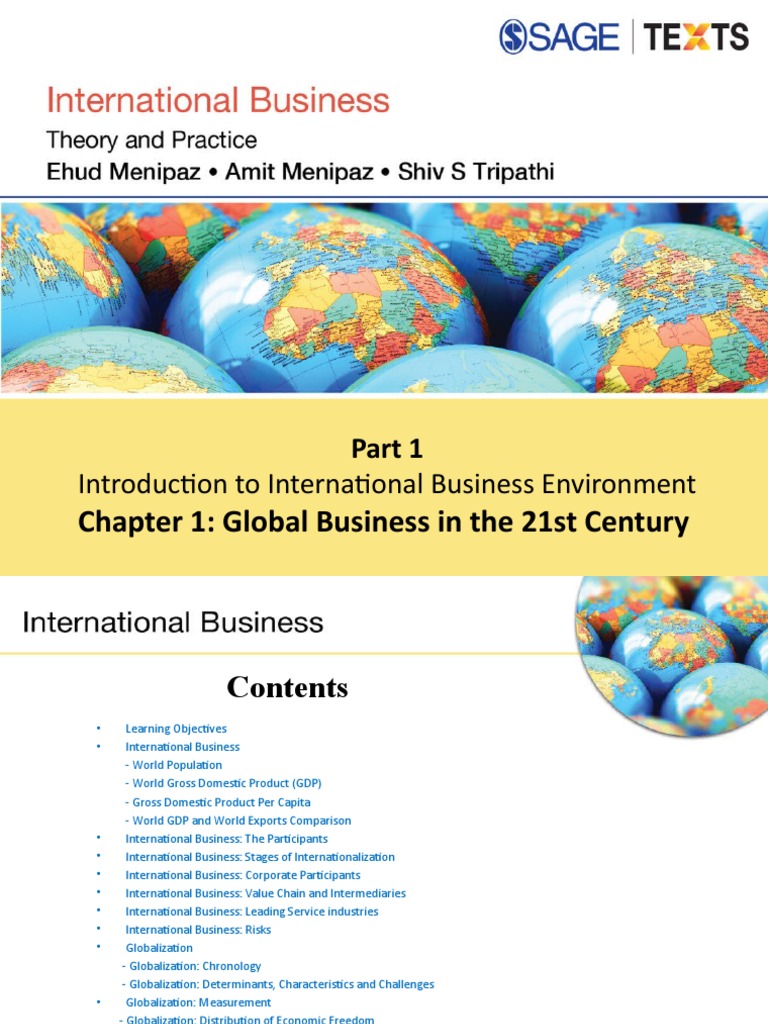 Chapter 1: Global Business in The 21st Century: Introduction To ...