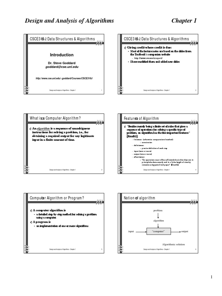 Lecture1 Intro | Download Free PDF | Algorithms | Computational Complexity Theory