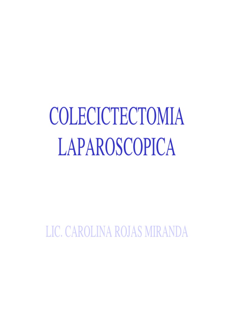 Colelap | PDF | Cirugía | Gastroenterología