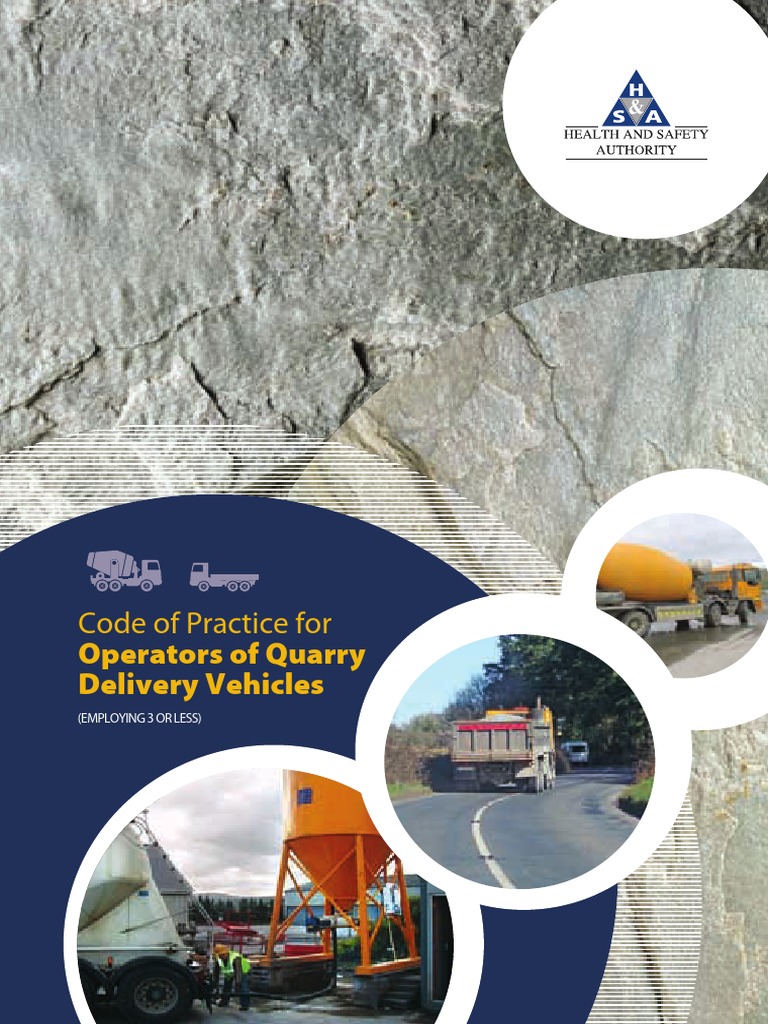 Cop For The Operators of Quarry Delivery Vehicles Employing Three or Less | Download Free PDF ...