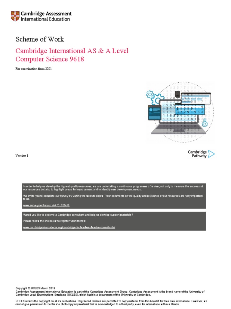 9618 Scheme of Work | PDF | Data Compression | Computer Programming