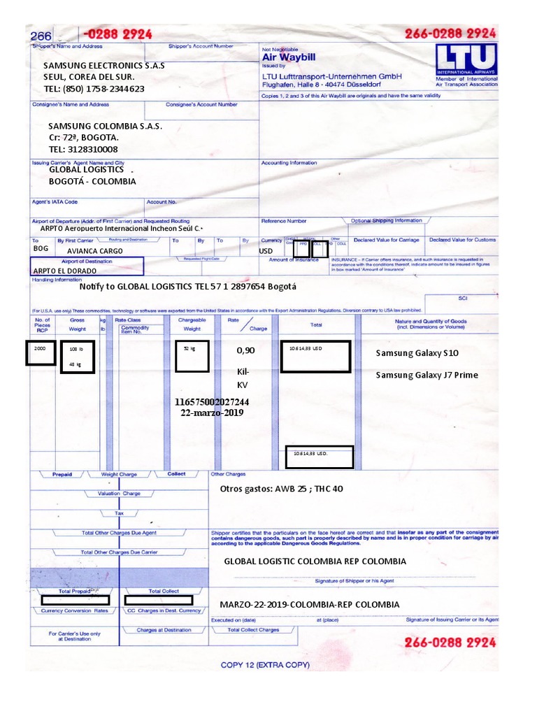 Modelo de La Guia Aerea | PDF