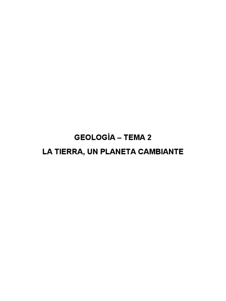 La Tierra: Historia y Cambios Geológicos | PDF | Fósil | Tierra