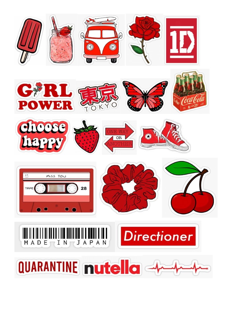Stickers Rojos | PDF
