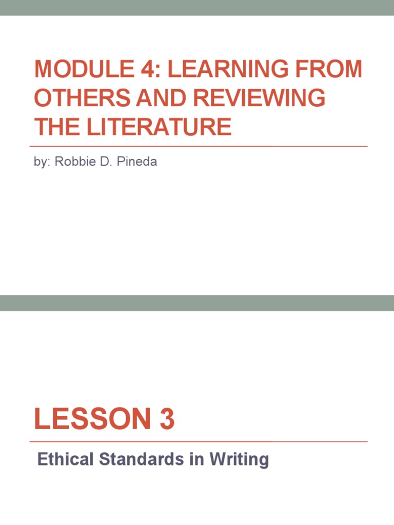 Module 4 Lesson 3 | PDF