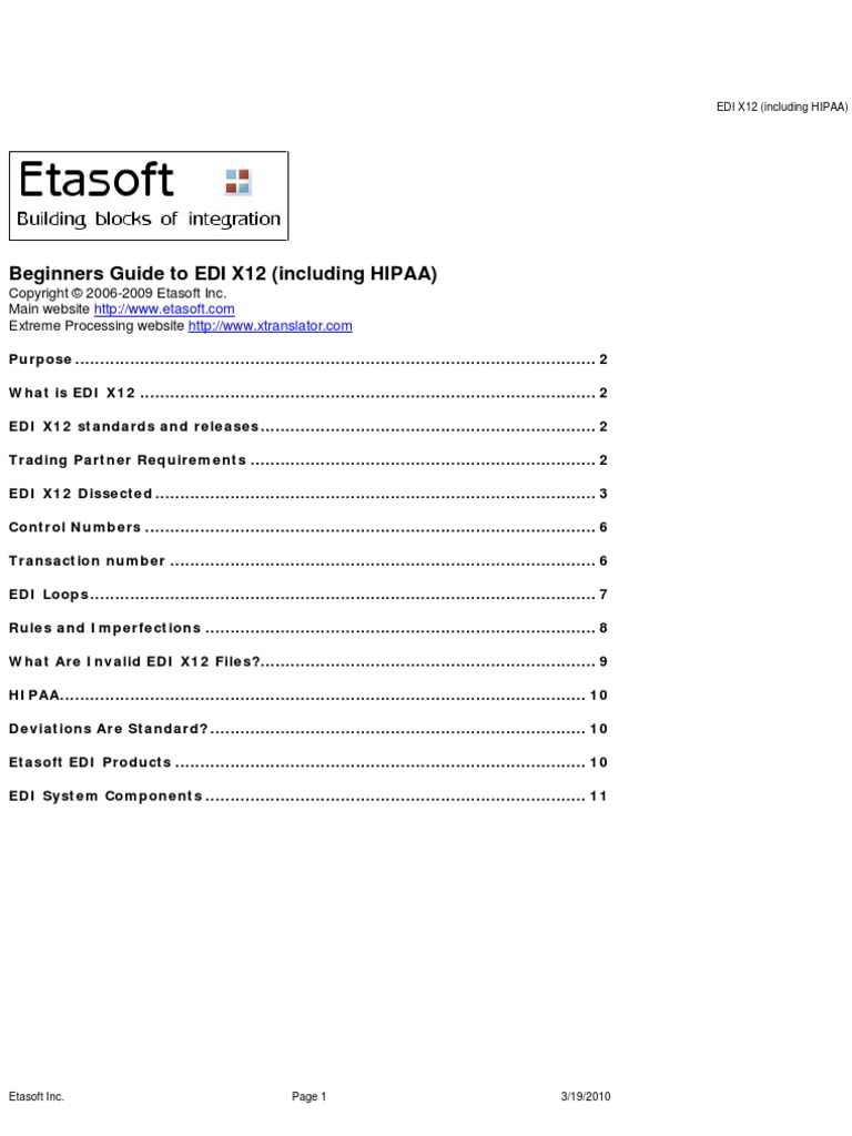 EDI X12 Guide | PDF | Electronic Data Interchange | Health Insurance ... EDI X12 Guide | PDF | Electronic Data Interchange | Health Insurance ...