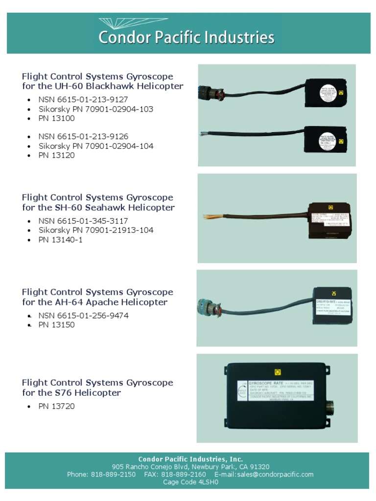 Cpic Rate Gyro Brochure 02-21-2013 13xxx Series Subminiatureseries | PDF