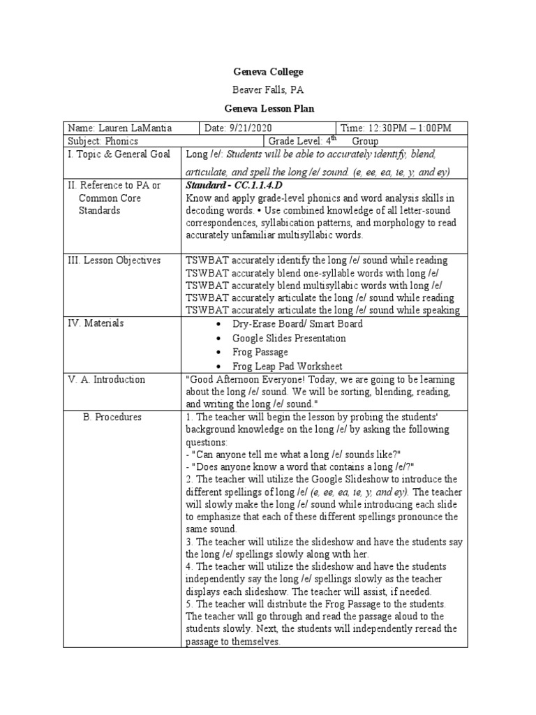 Mackenzy Phonics Lesson | PDF | Phonics | Reading Comprehension