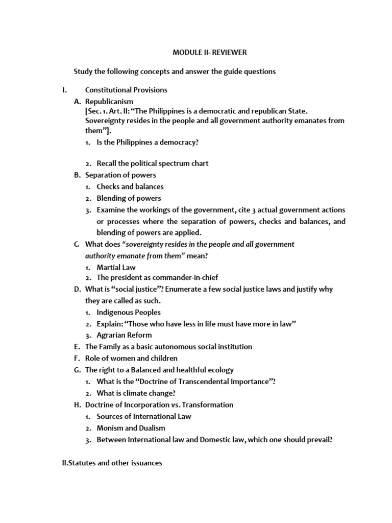 Module Ii Reviewer | PDF