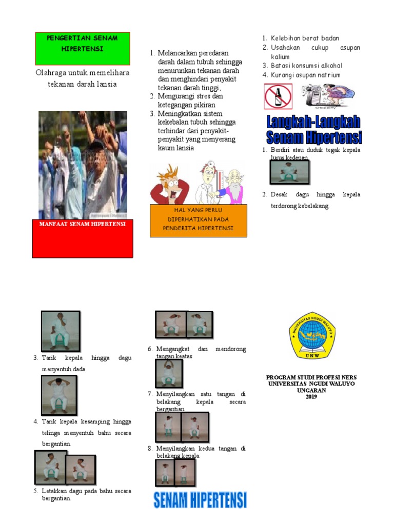 Senam Hipertensi untuk Lansia | PDF