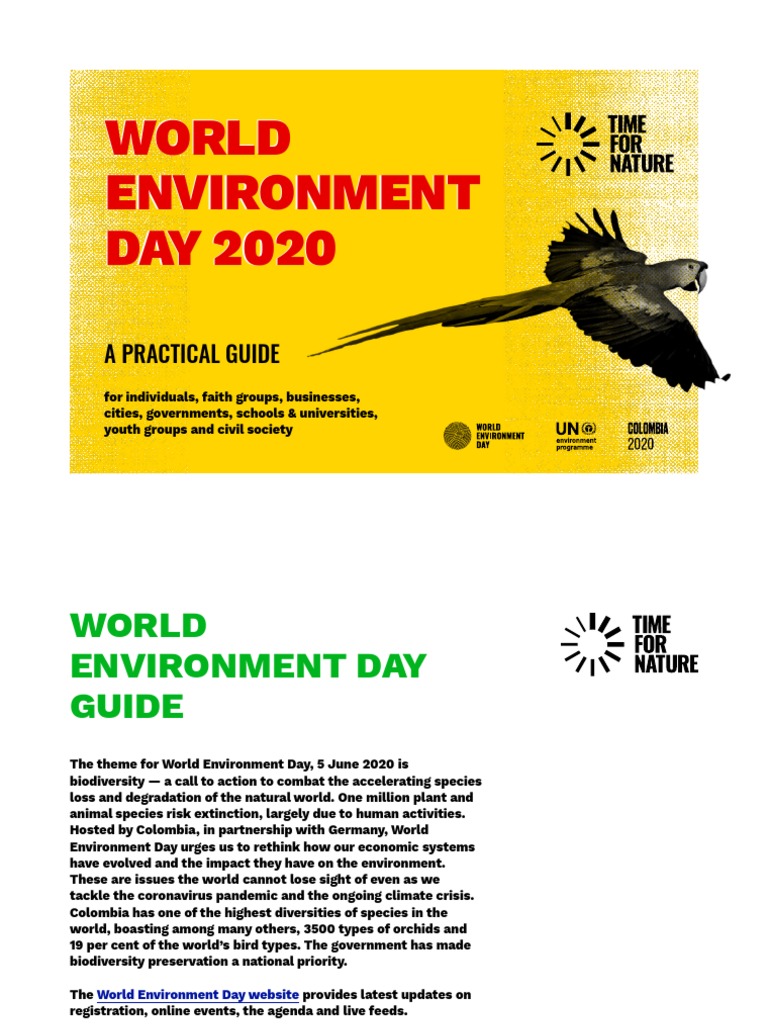 World Environment Day 2020 | PDF | Biodiversity | United Nations ...