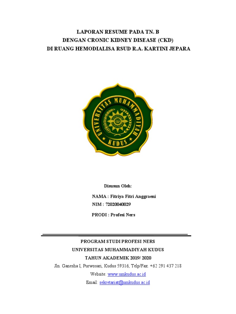 RESUME CKD Di Ruang HD | PDF