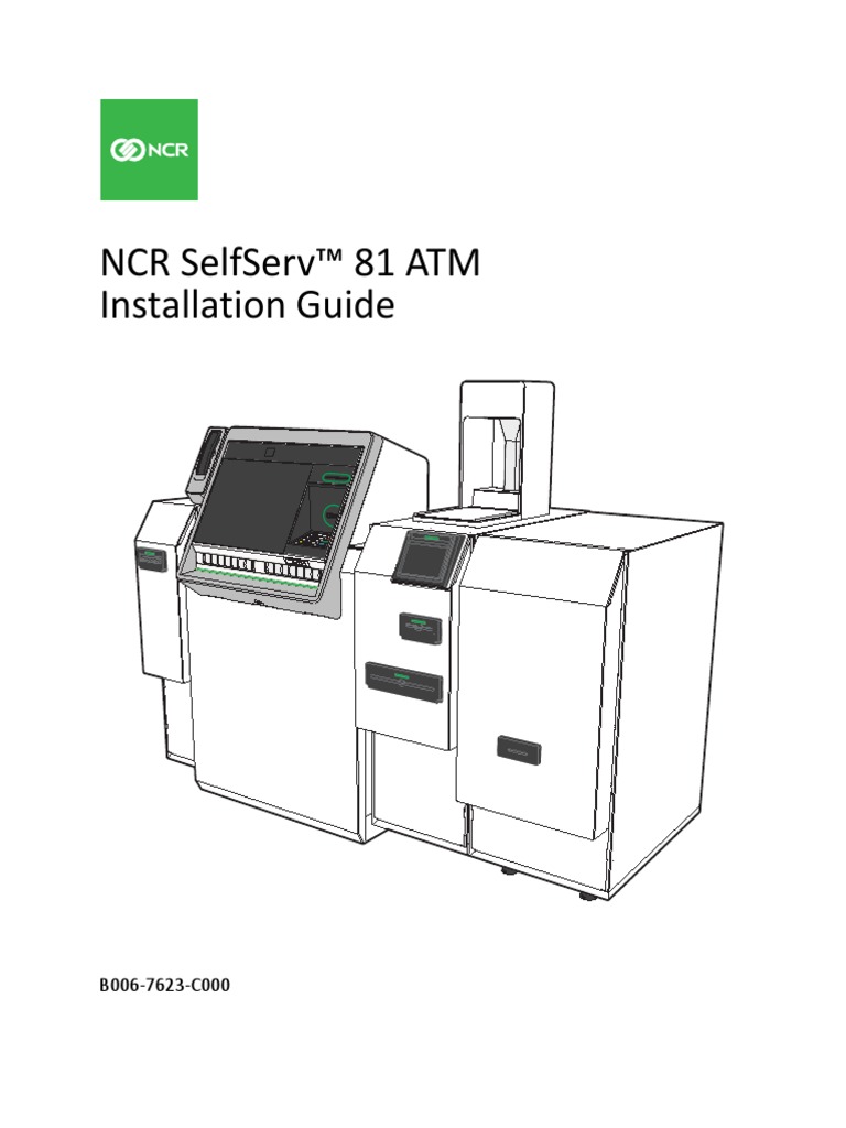 NCR SelfServ 81 ATM Installation Guide Skraceno | PDF | Automated ...