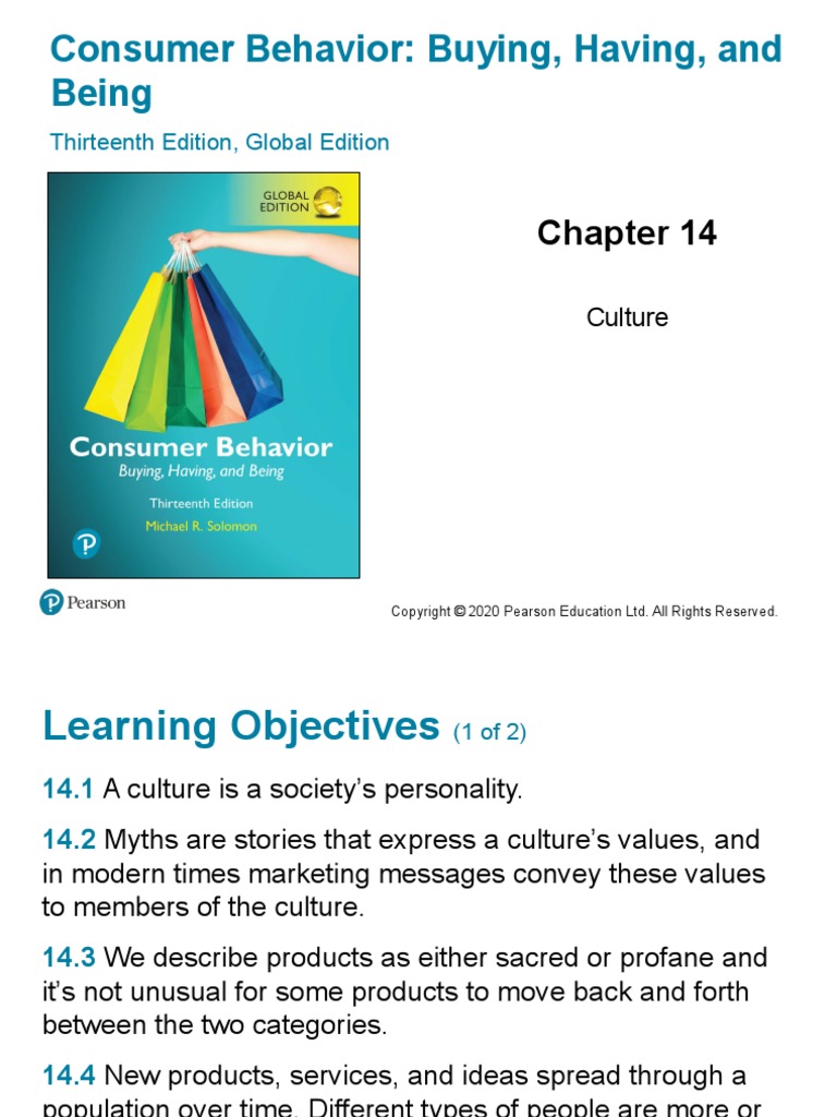 Consumer Behavior: Buying, Having, and Being: Thirteenth Edition ...