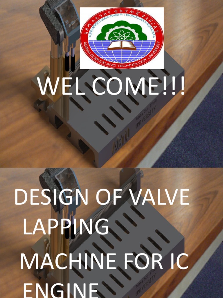Design of Valve Lapping Machine For Ic Engine | PDF | Machines | Belt ...