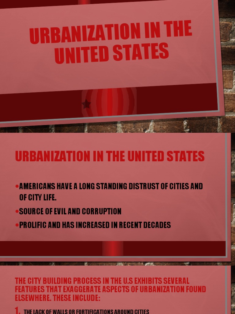 Urbanization in The United States | PDF