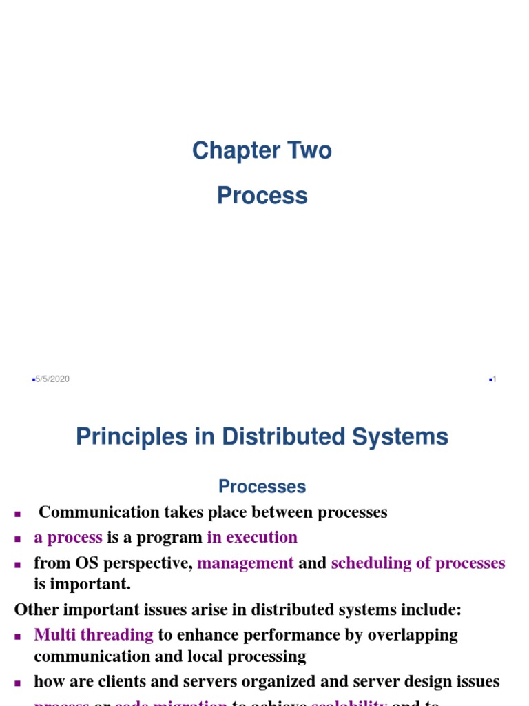 Chapter 2-Process | Download Free PDF | Thread (Computing) | Virtual ...