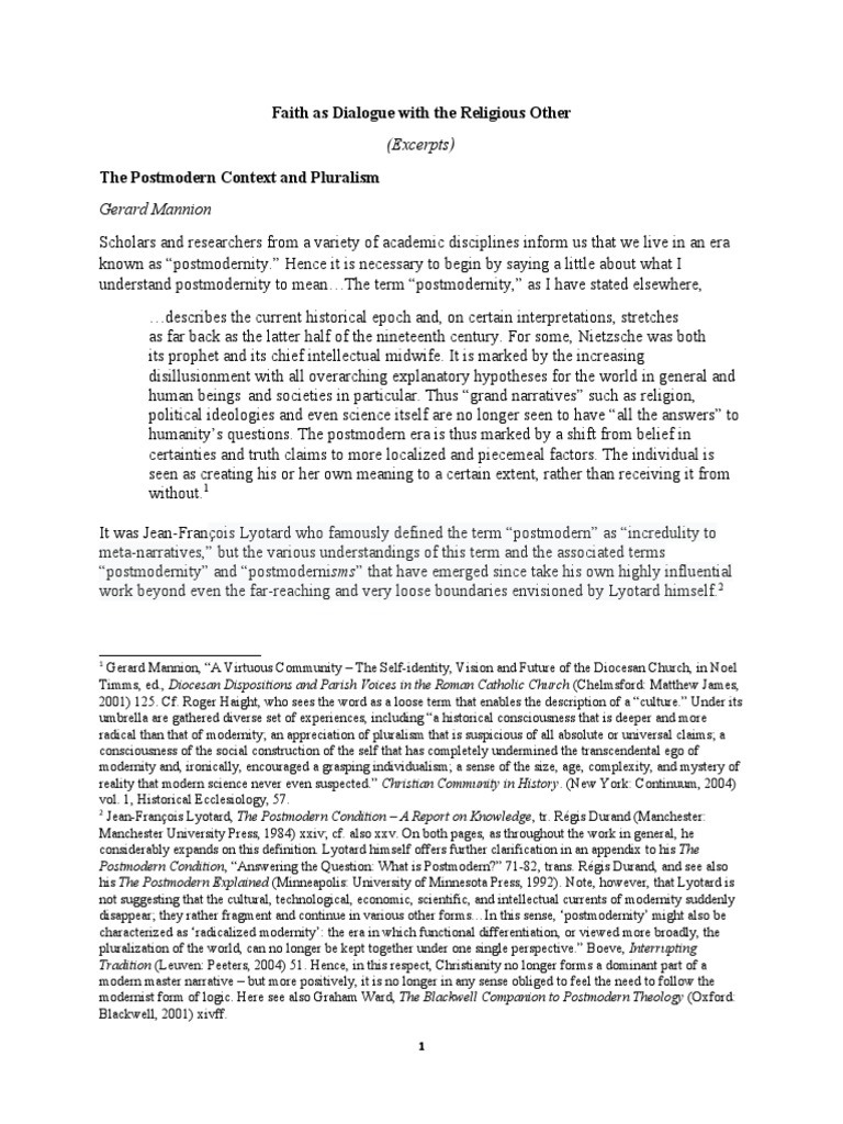 Module 5 RDNG 1 - Faith As Dialogue With The Religious Other | PDF ...