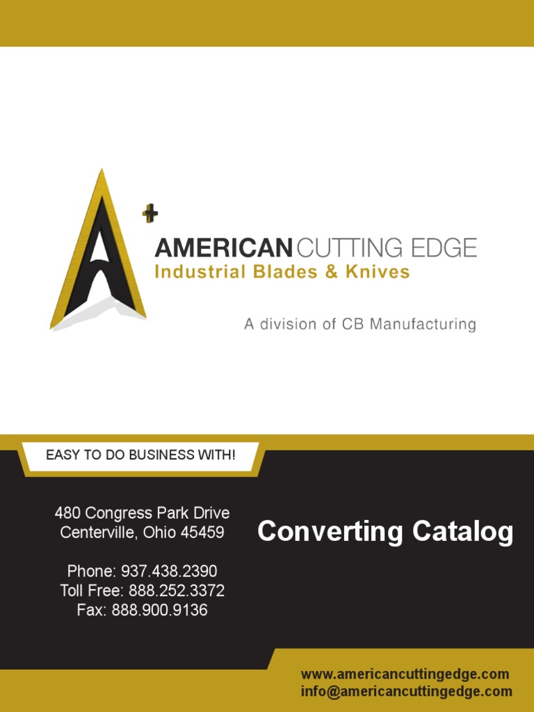 Converting Catalog PDF | Download Free PDF | Knife | Zirconium Dioxide