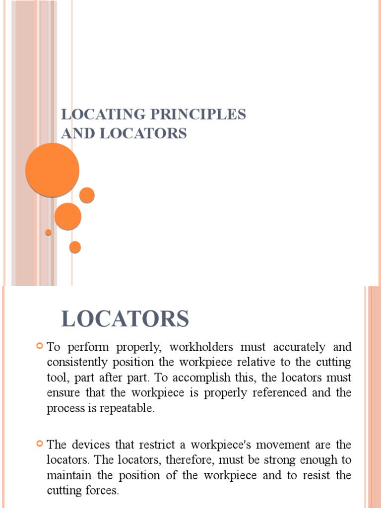 Locating Principles & Locators Guide | PDF | Machining | Industrial ...