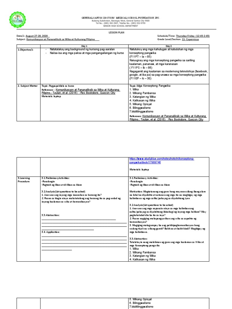 Week 1 Kompan LP | PDF