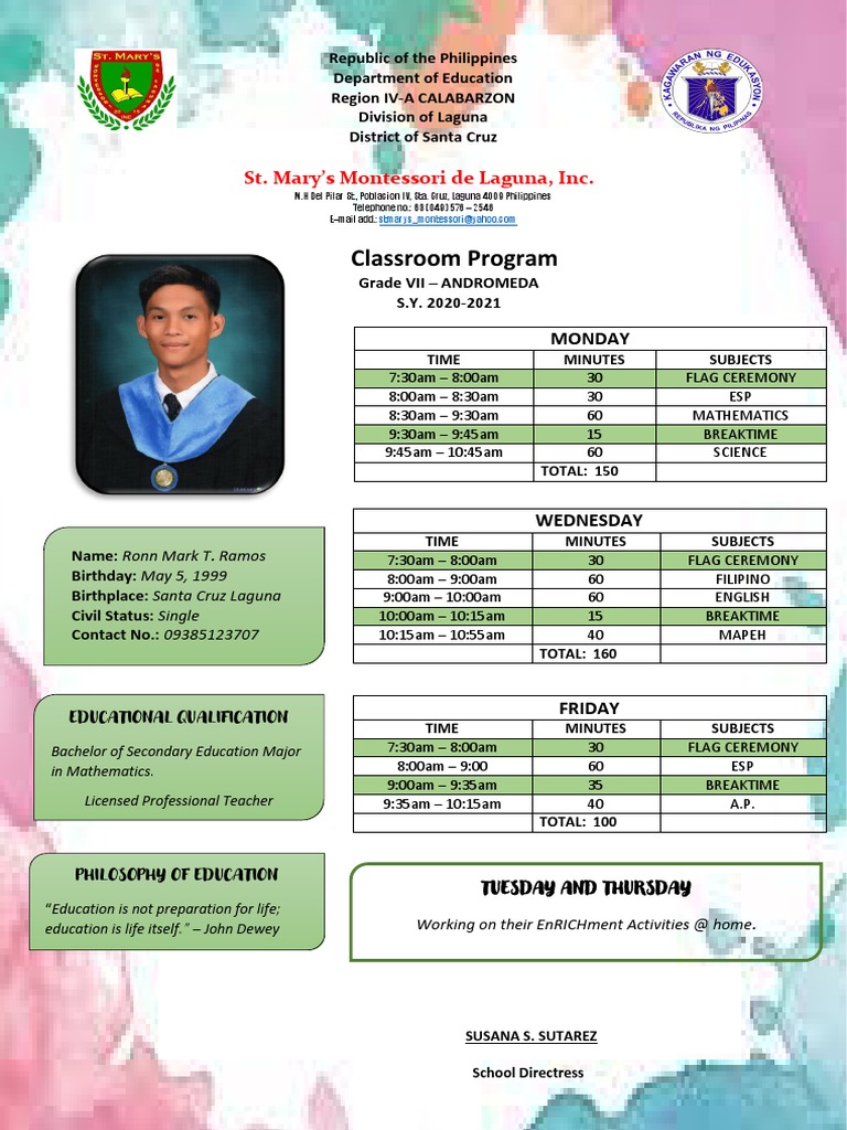 CLASSROOM PROGRAM - High School | PDF | Behavior Modification | Cognition